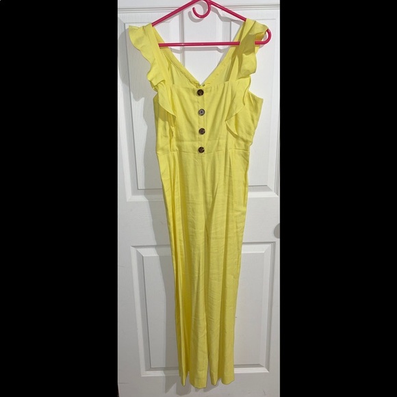 Gianni Bini | Pants & Jumpsuits | Gianni Bini Pastel Yellow Jumpsuit ...
